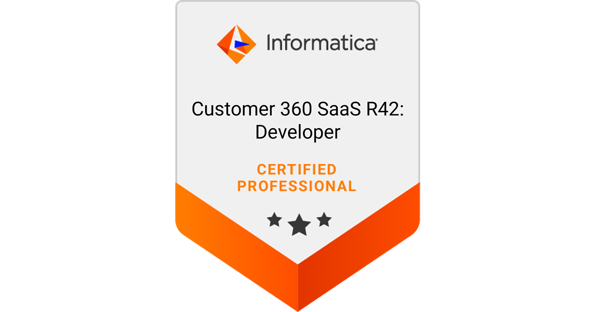 Informatica University Professional Certification