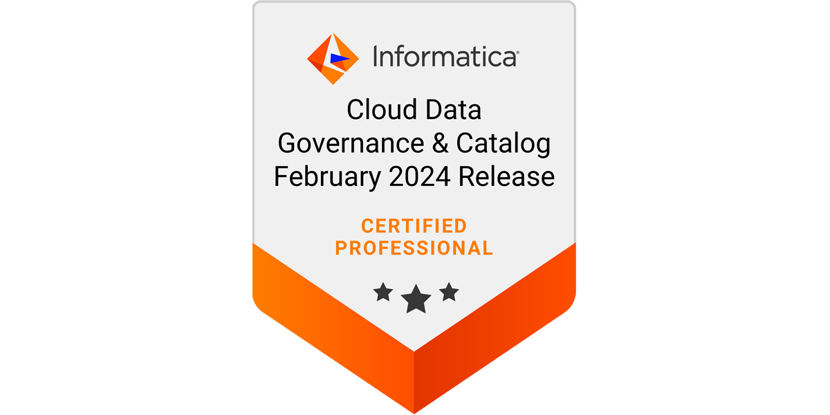 Informatica University Professional Certification