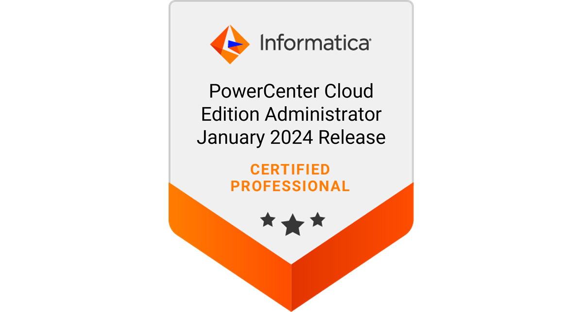 Informatica University Professional Certification