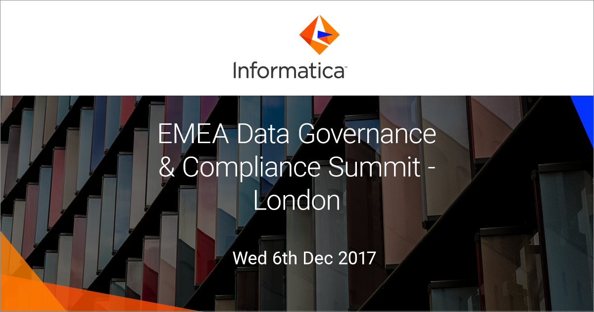 EMEA Data Governance & Compliance Summit – London