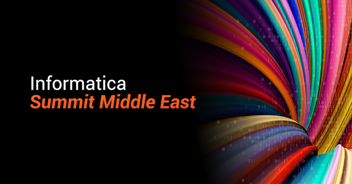 Informatica Summit Middle East 2023 ON-Demand - Dubai